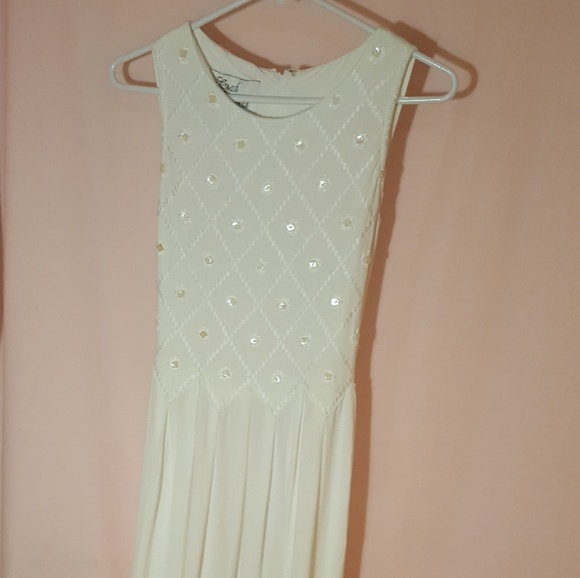 Sarah Elizabeth | Dresses | Vintage Sarah Elizabeth Linen Blend Maxi ...